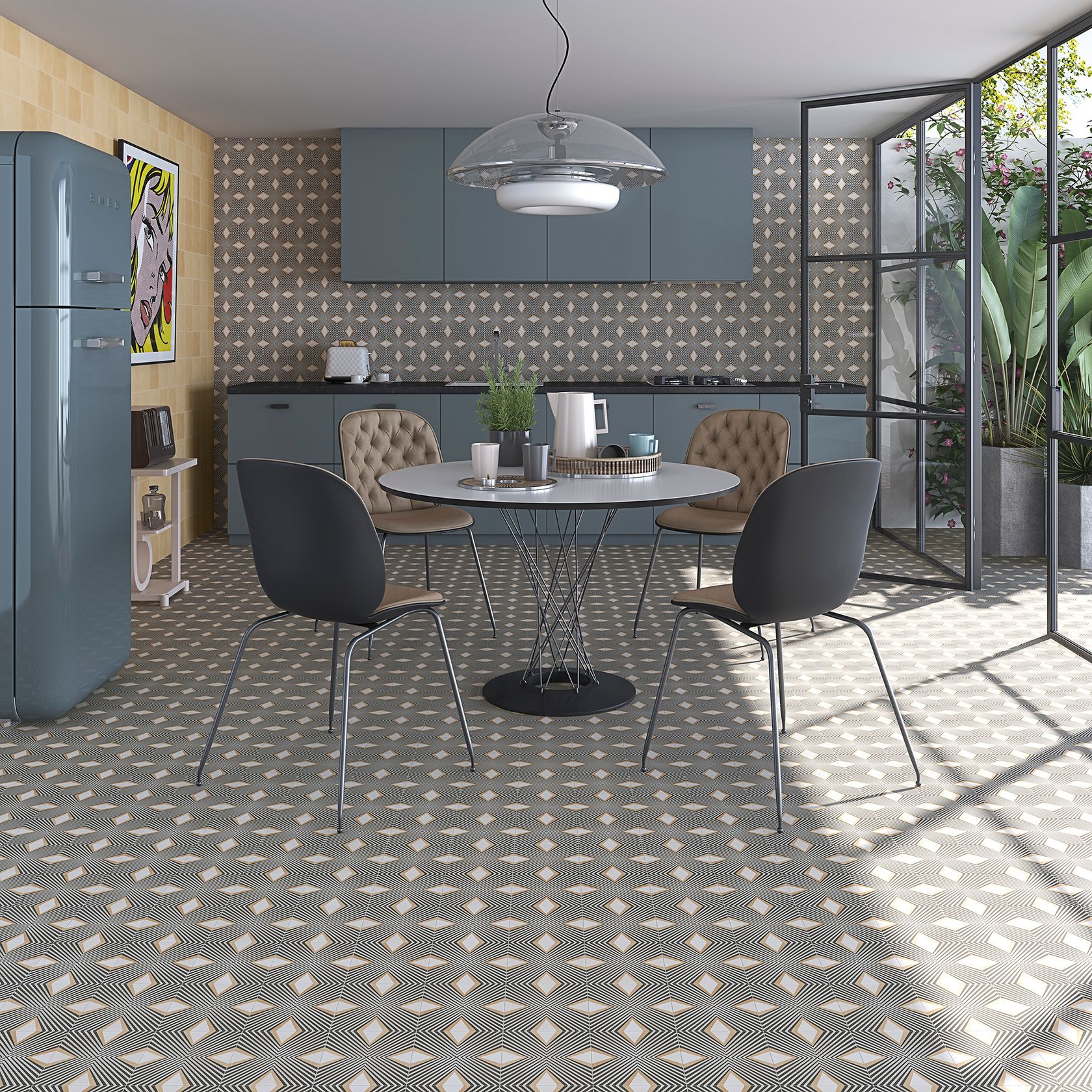 POP TILE Porcelain stoneware wall/floor tiles with encaustic effect By ...