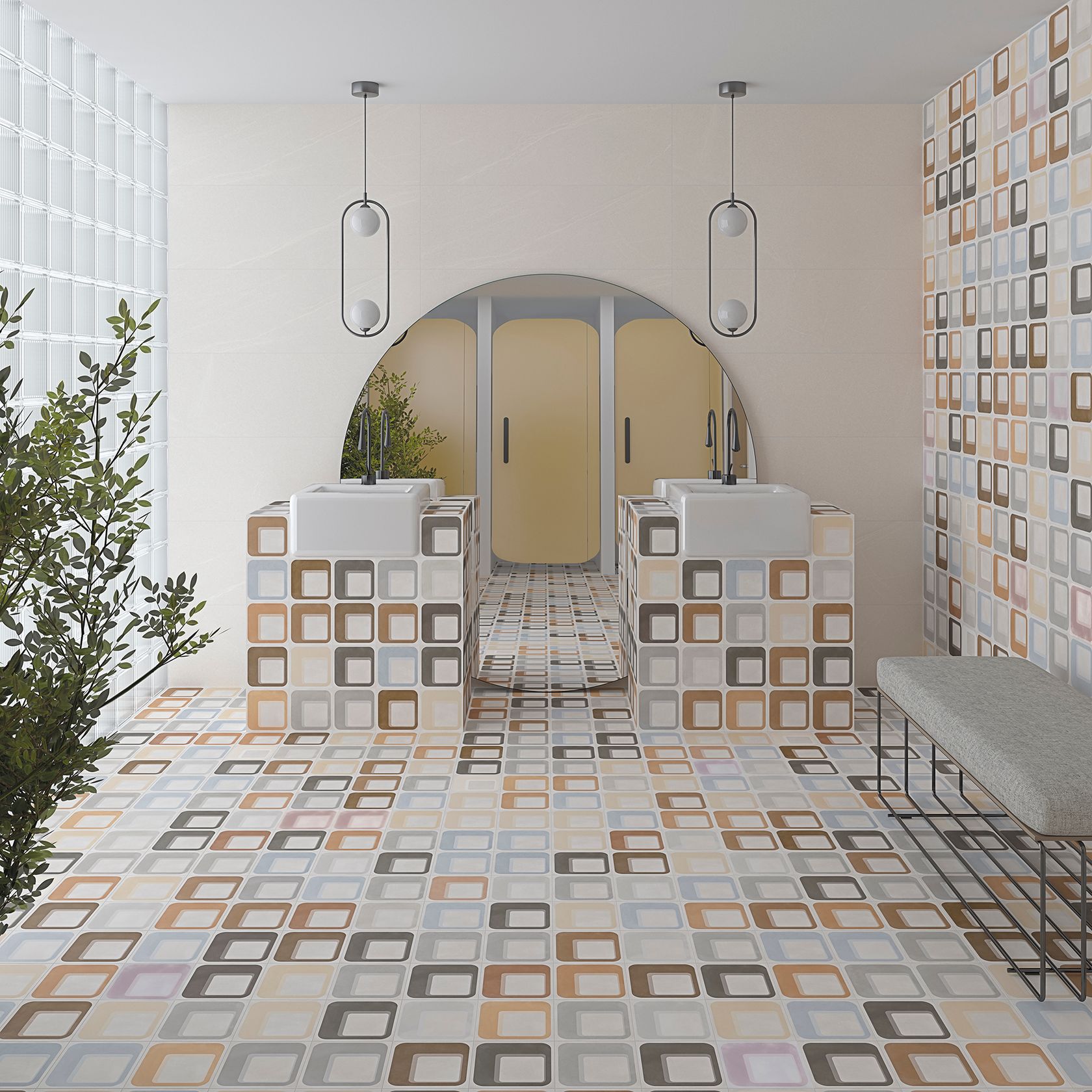 POP TILE Porcelain stoneware wall/floor tiles with encaustic effect By ...