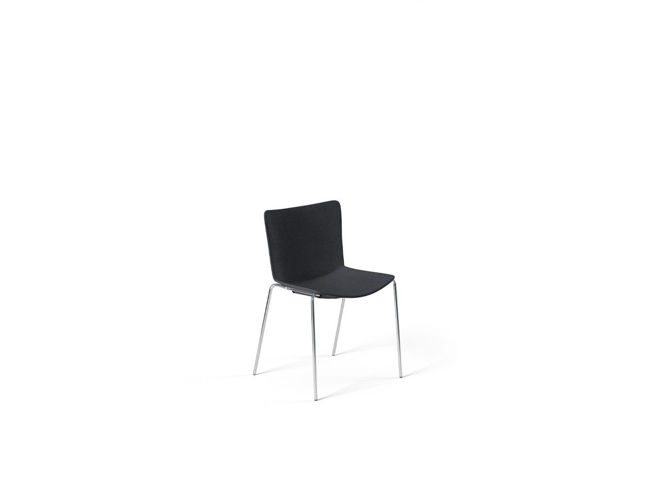 POPPEA Stackable fabric chair By FREZZA