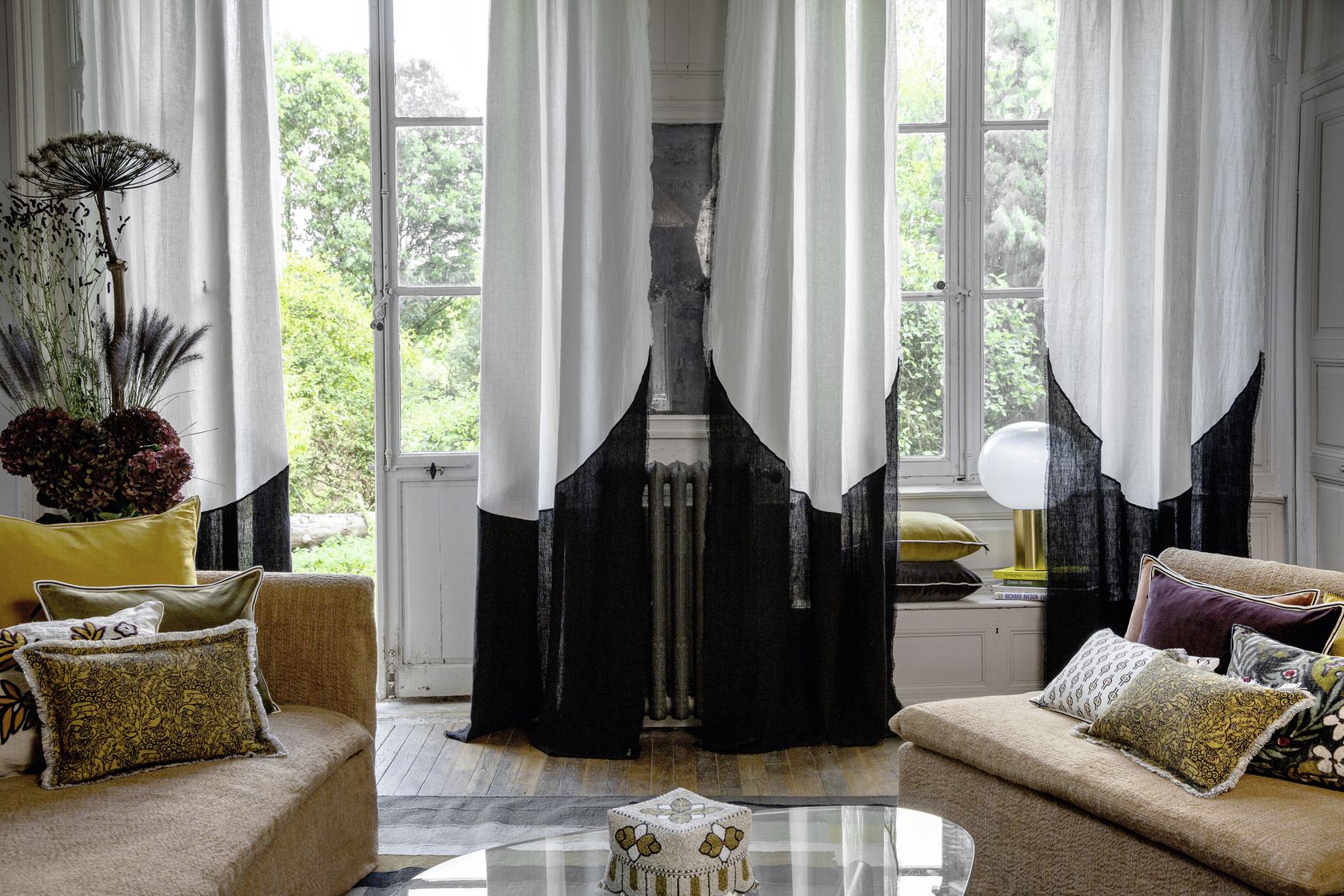 Linen curtain PORTO By Élitis