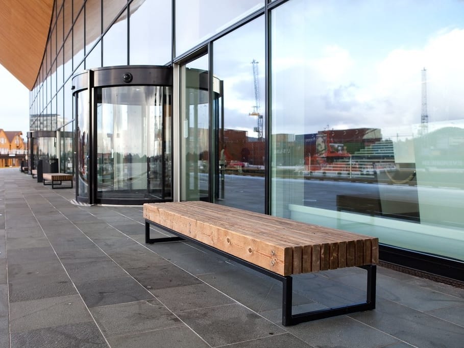 PORTO | Steel and wood Bench By VESTRE design Espen Voll, Tore ...