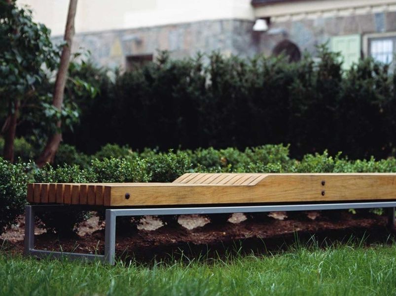 PORTO | Steel and wood Bench By VESTRE design Espen Voll, Tore ...