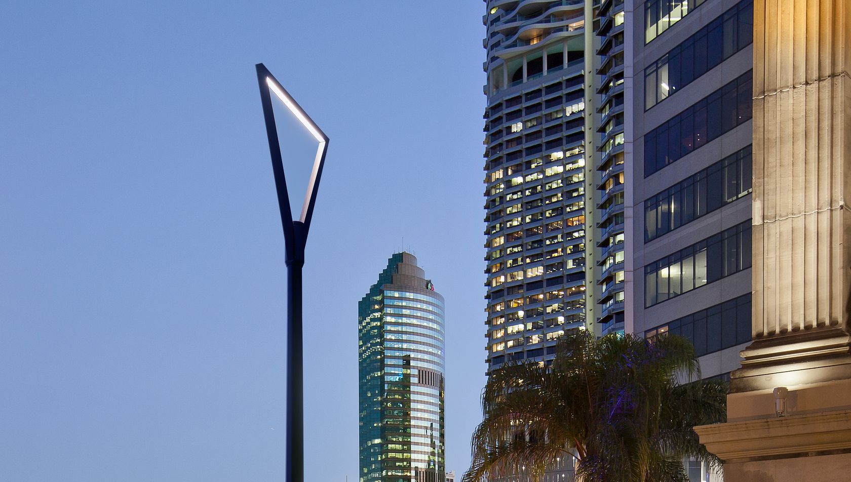 LED die cast aluminium street lamp POSTER By SIMES