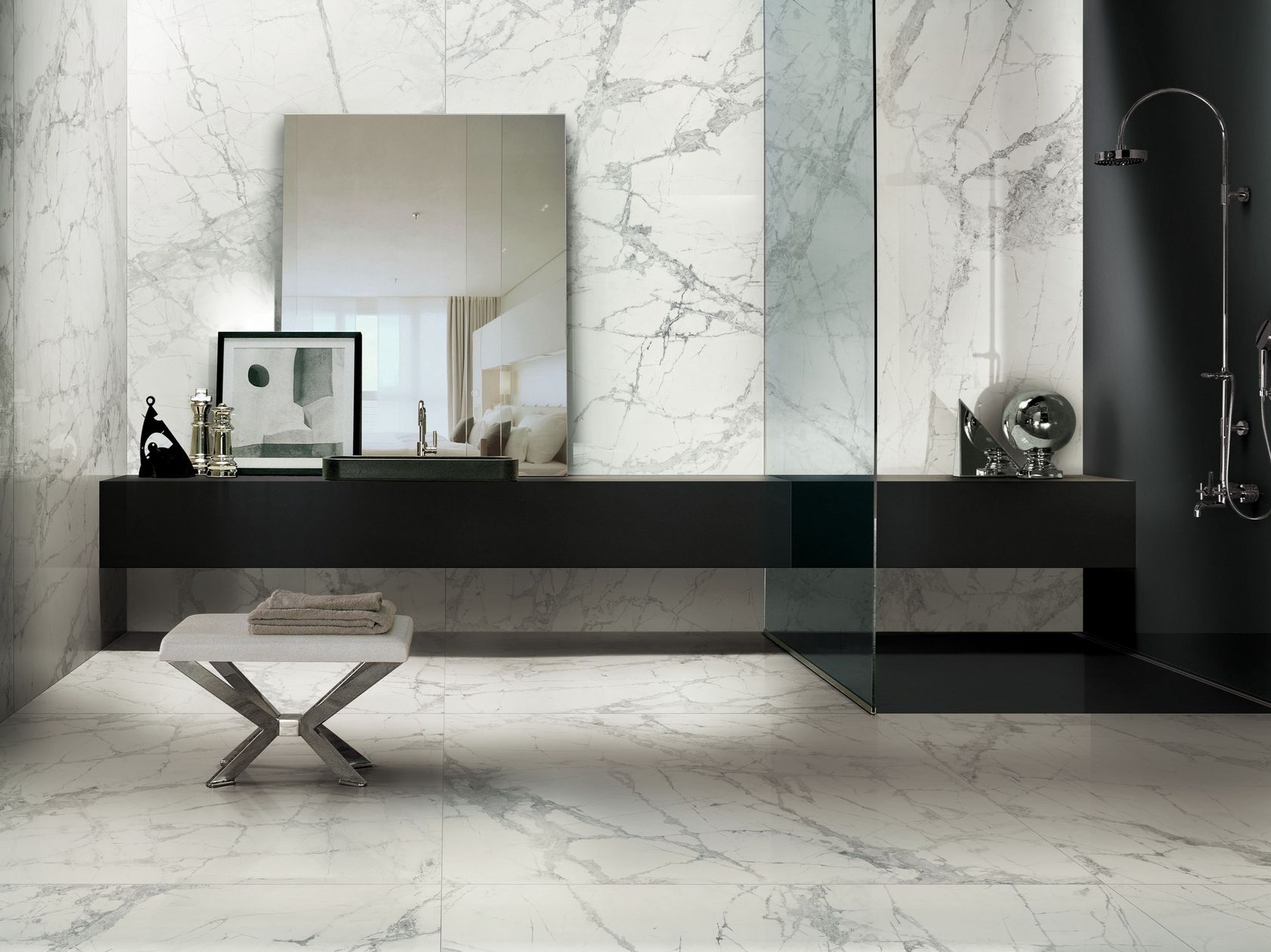 Porcelain stoneware wall/floor tiles with marble effect PREXIOUS OF REX ...