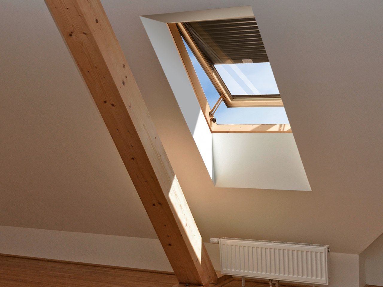 CLAUS PRESTIGE Top-hung wooden roof window By CLAUS