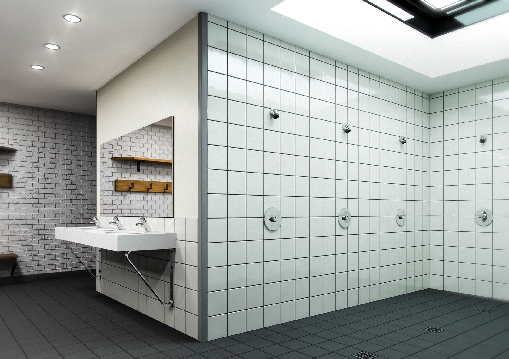 PRESTO ALPA® Deck-mounted mixer tap for shower By PRESTO