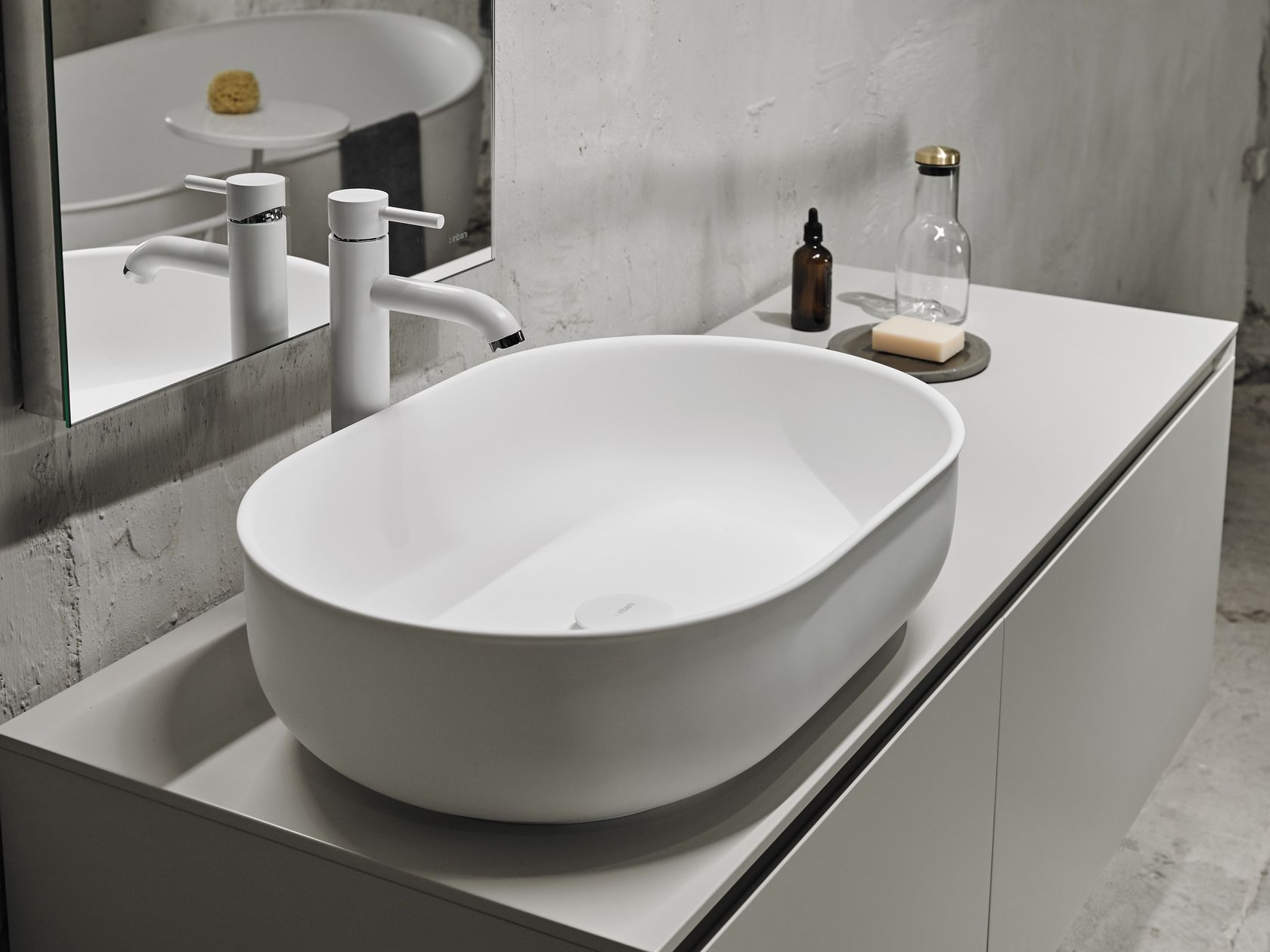 PRIME Countertop oval Solid Surface washbasin By INBANI | design Norm ...