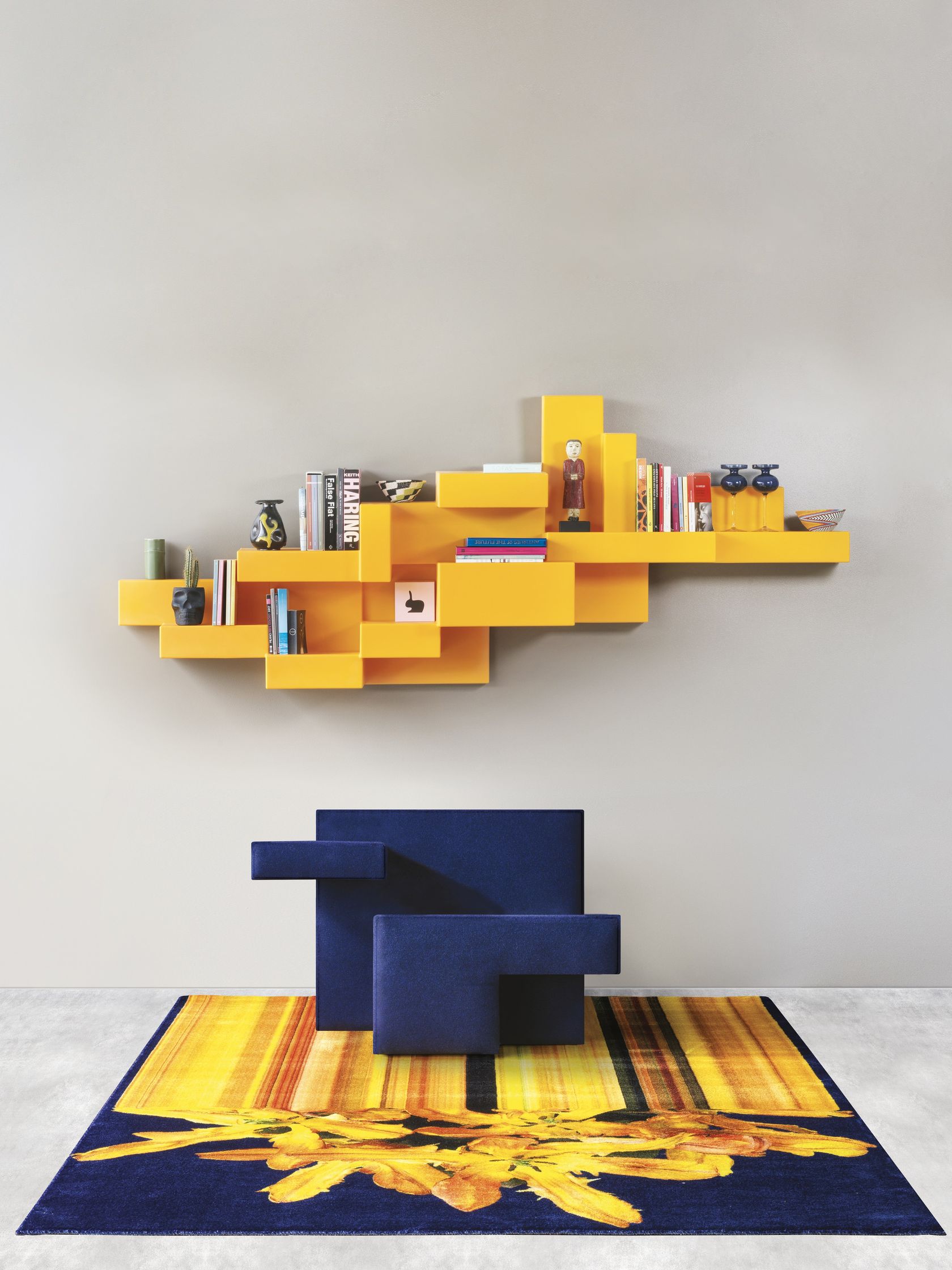 PRIMITIVE | Bookcase Primitive Collection By Qeeboo design Nucleo