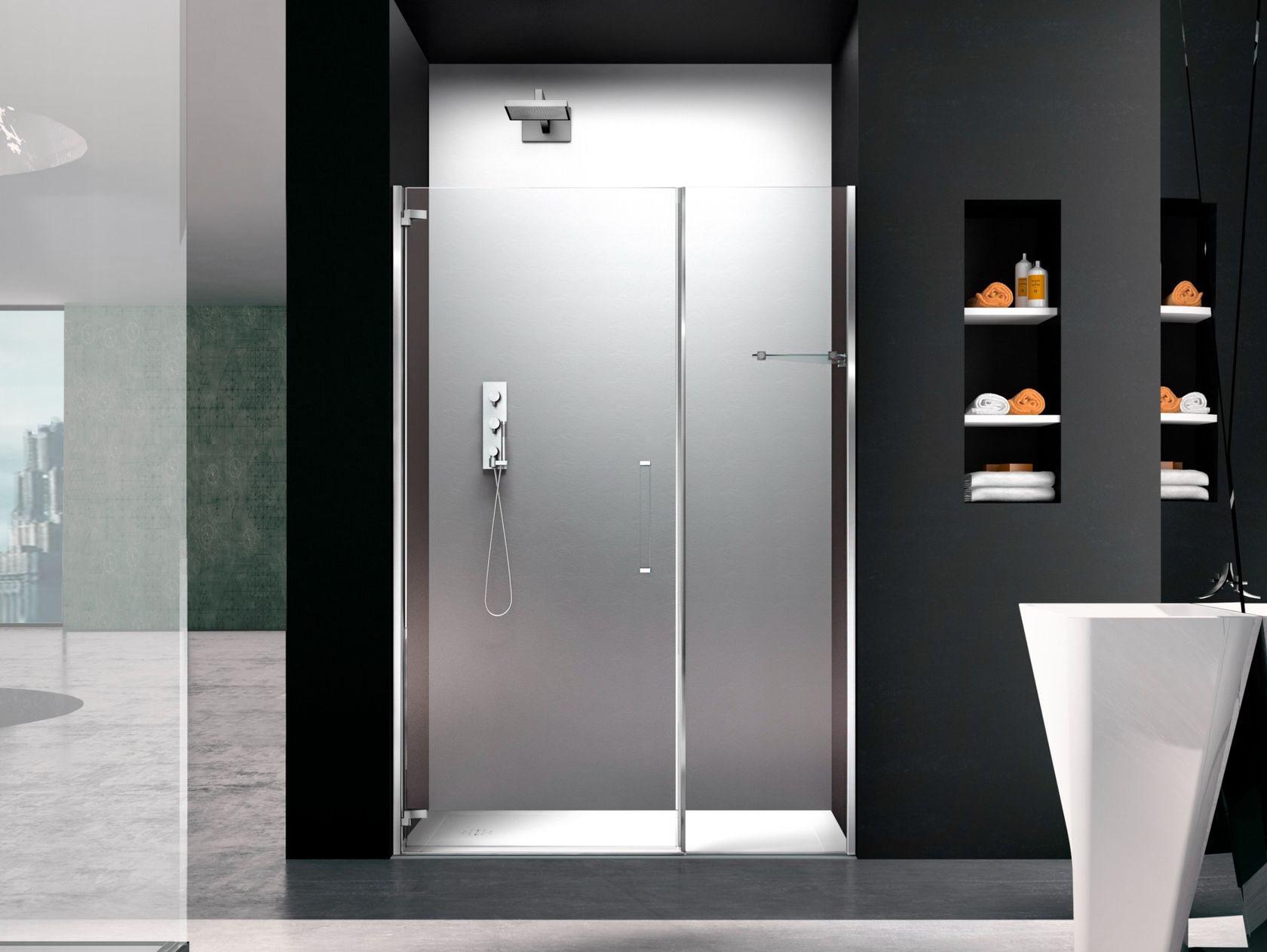 Shower cabins | Corner, alcove, with sliding doors | Archiproducts