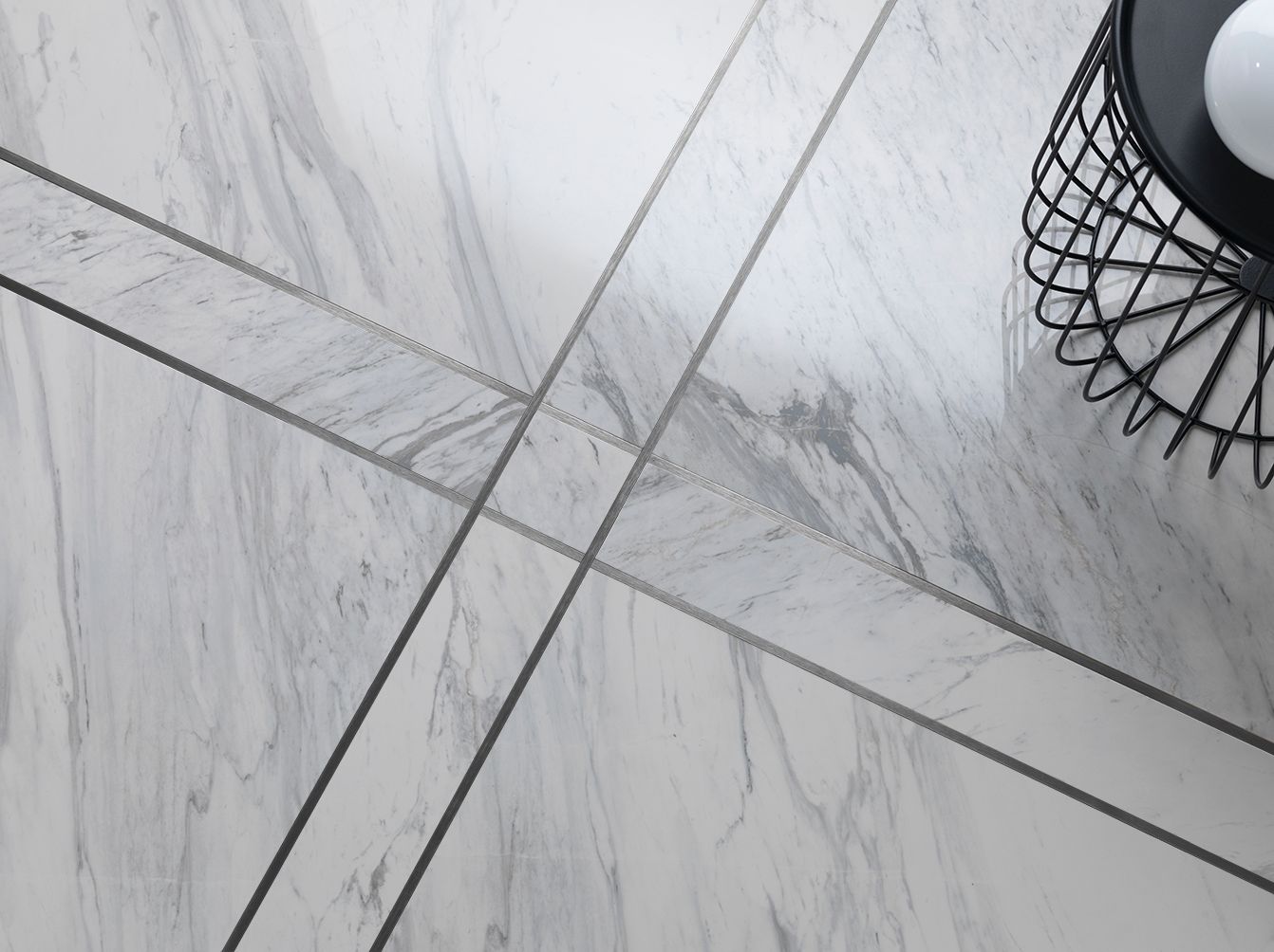 PRO-PART GRAPHITE MATT LINE Decorative edge profile for walls By ...