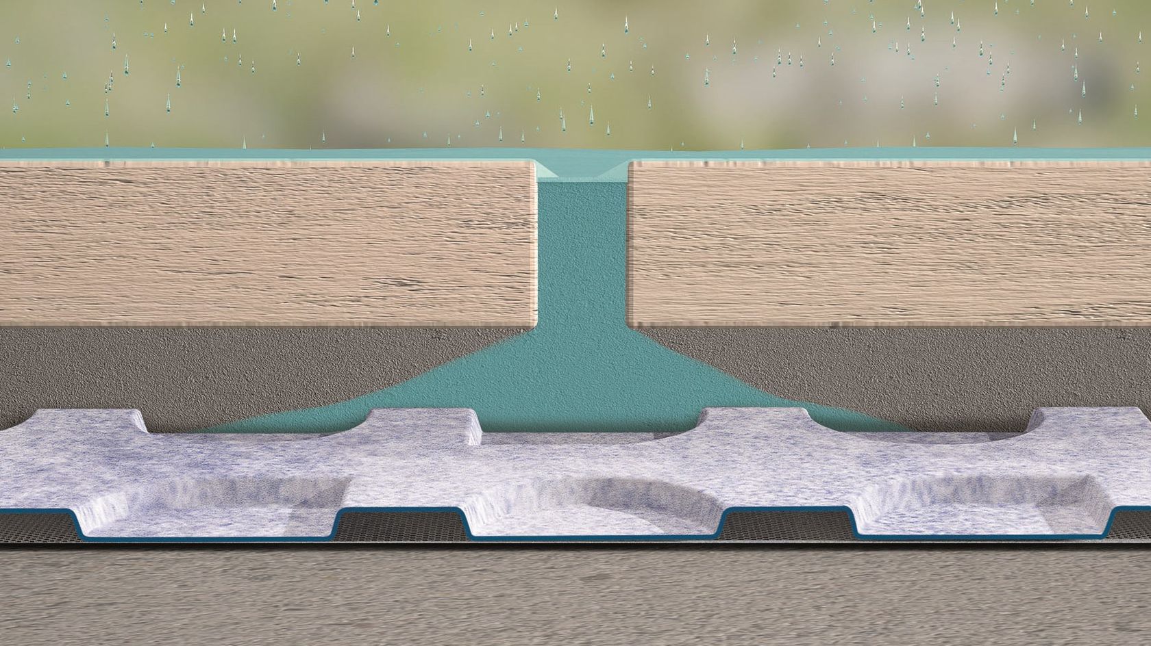PRODESO MEMBRANE SYSTEM Waterproofing membrane in low density By PROGRESS PROFILES