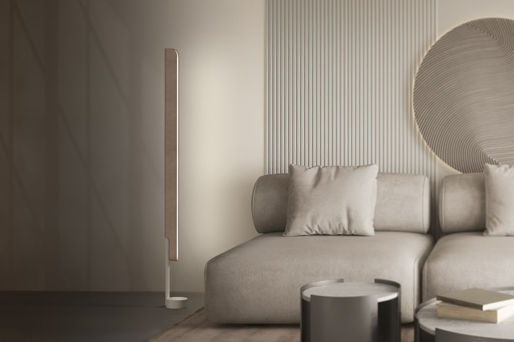 PROFILE LED adjustable floor lamp with dimmer By Formagenda | design ...