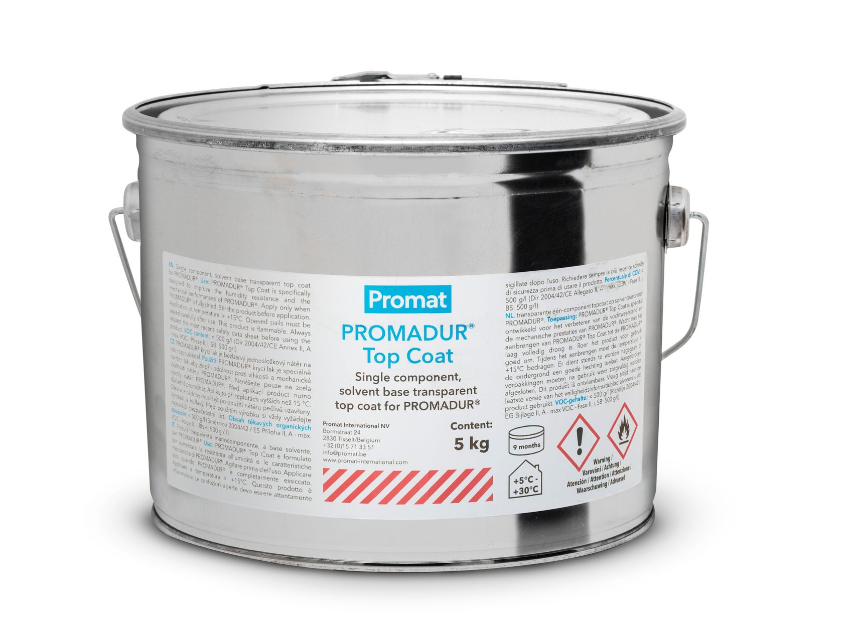 Fire-resistant varnish PROMADUR® TOP COAT By Promat