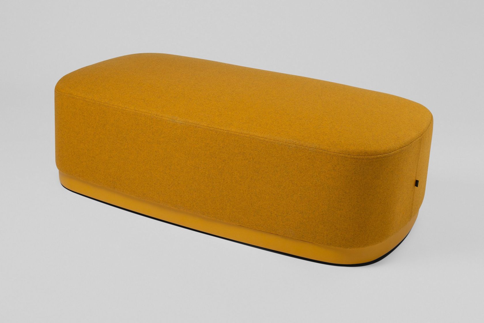 PUCK Upholstered rectangular pouf By ENEA | design Estudi Manel Molina