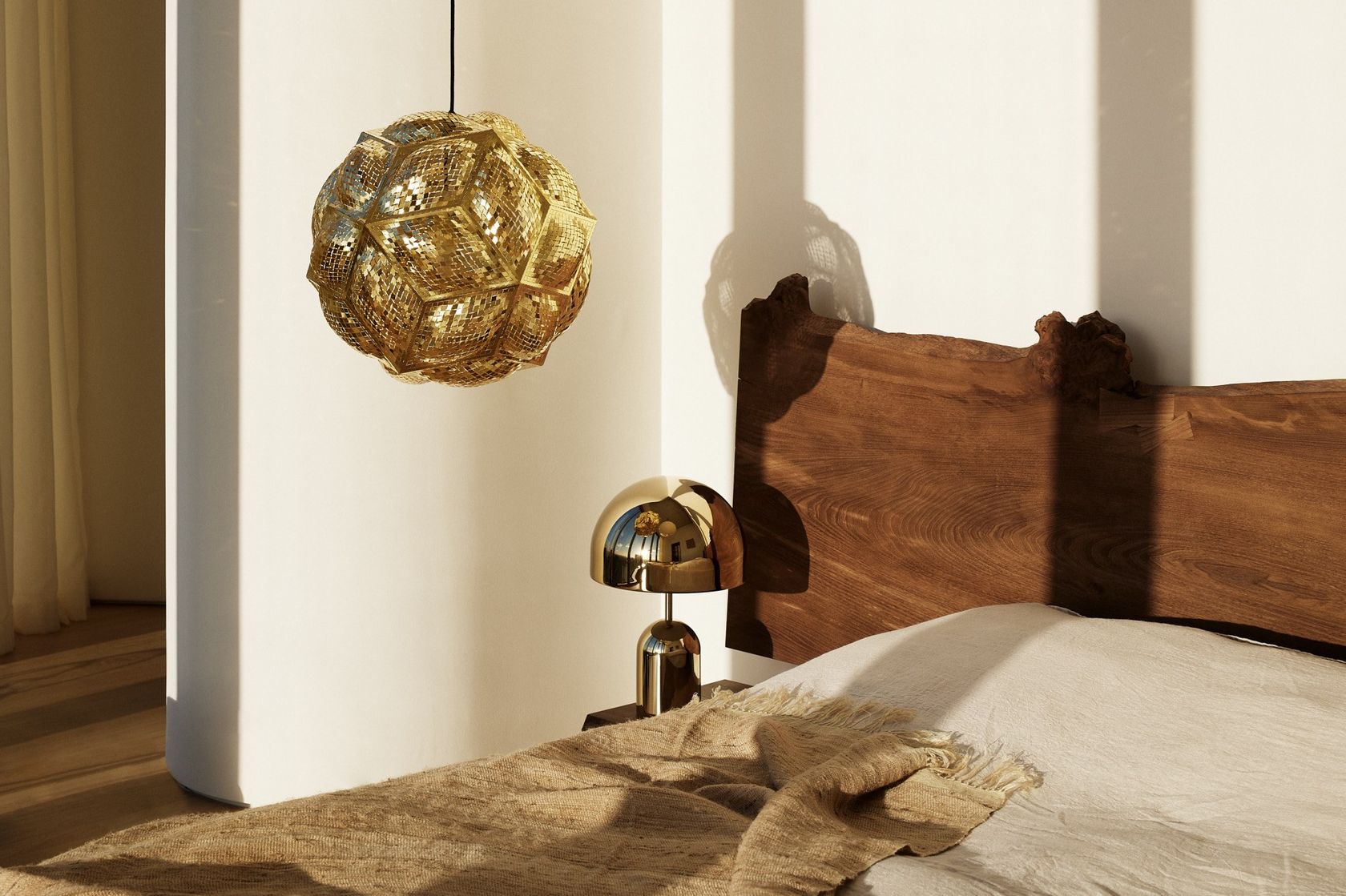 PUFF | Brass pendant lamp LED brass pendant lamp By Tom Dixon | design ...
