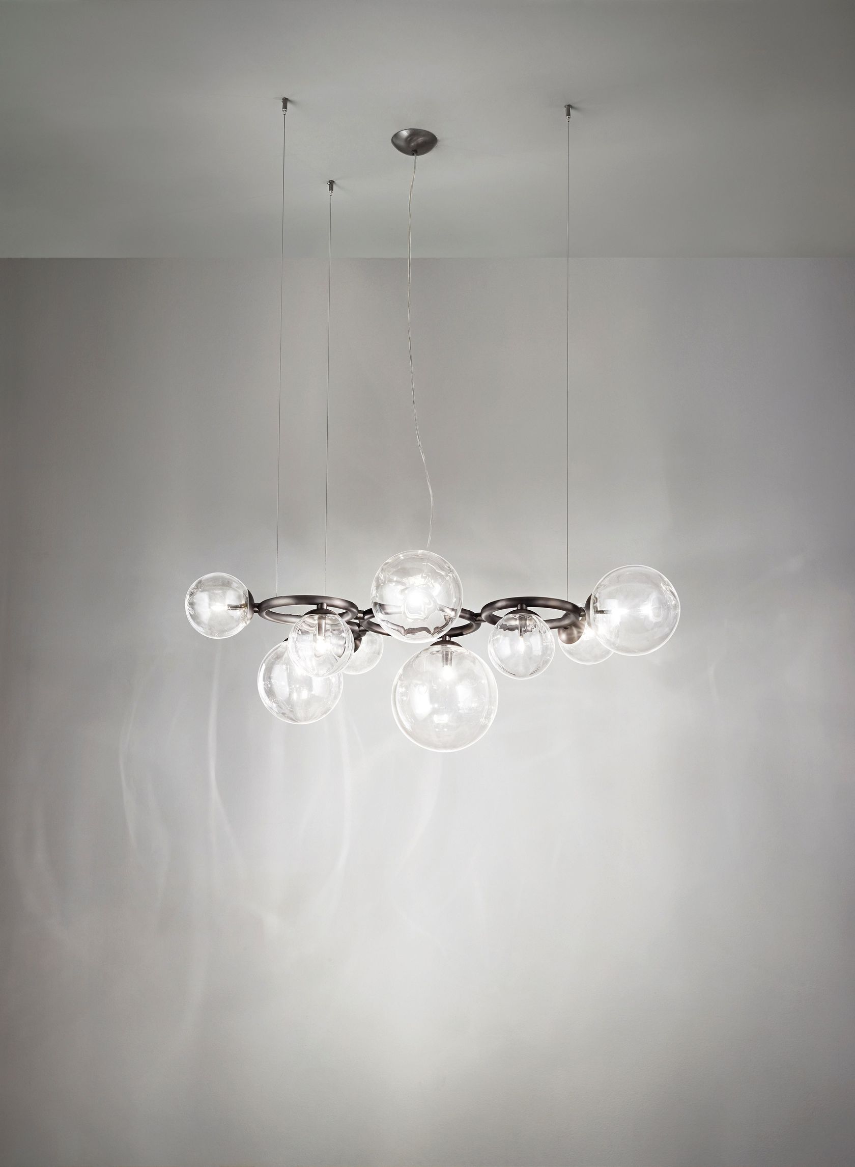 PUPPET RING SP Pendant lamp By Vetreria Vistosi