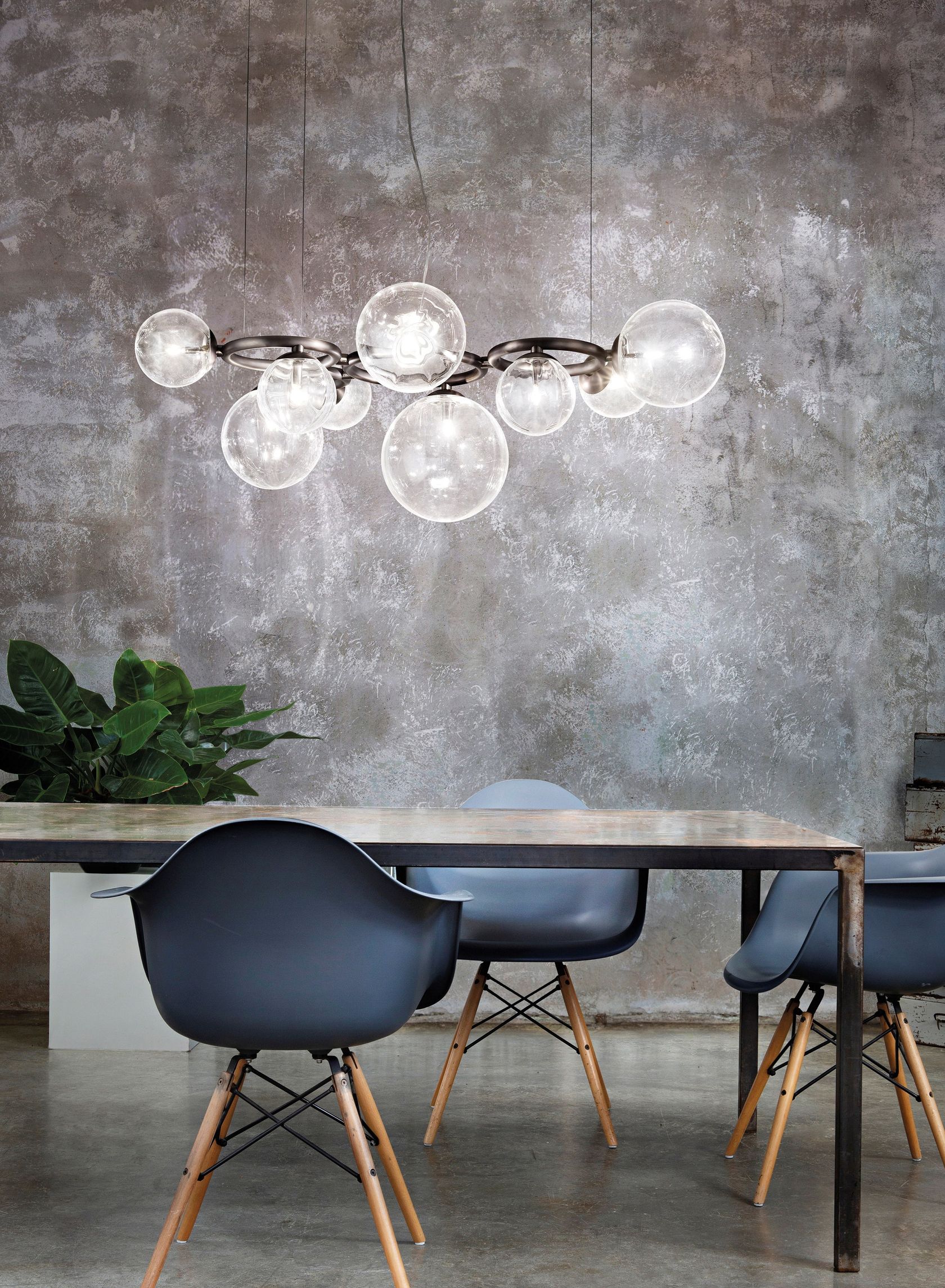 PUPPET RING SP Pendant lamp By Vetreria Vistosi