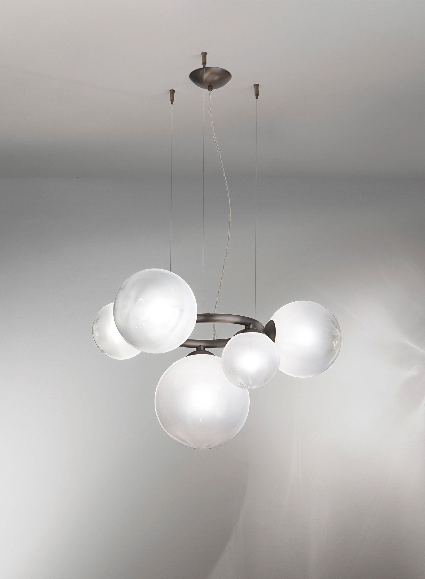 PUPPET RING SP Pendant lamp By Vetreria Vistosi