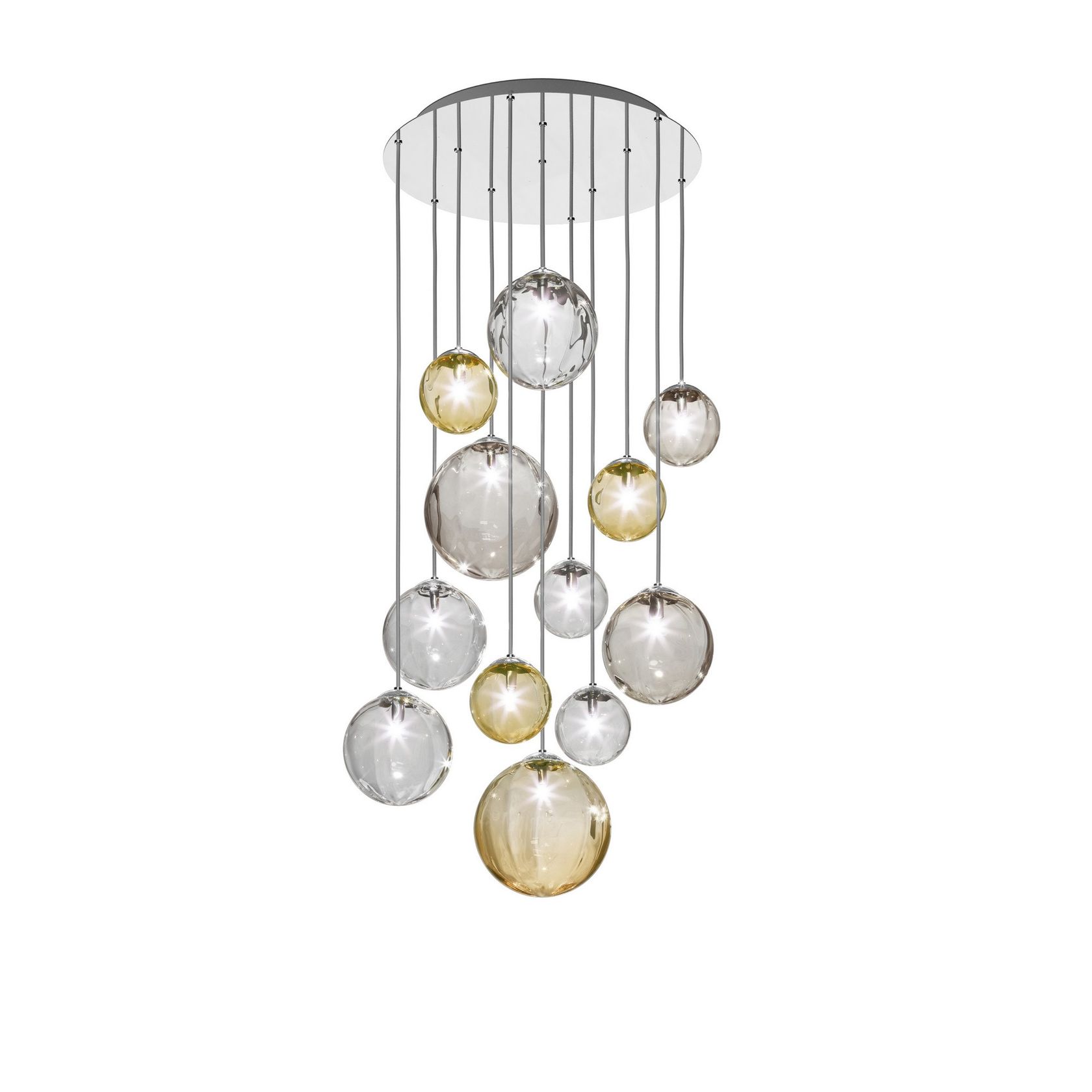 PUPPET SP R pendant lamp By Vetreria Vistosi