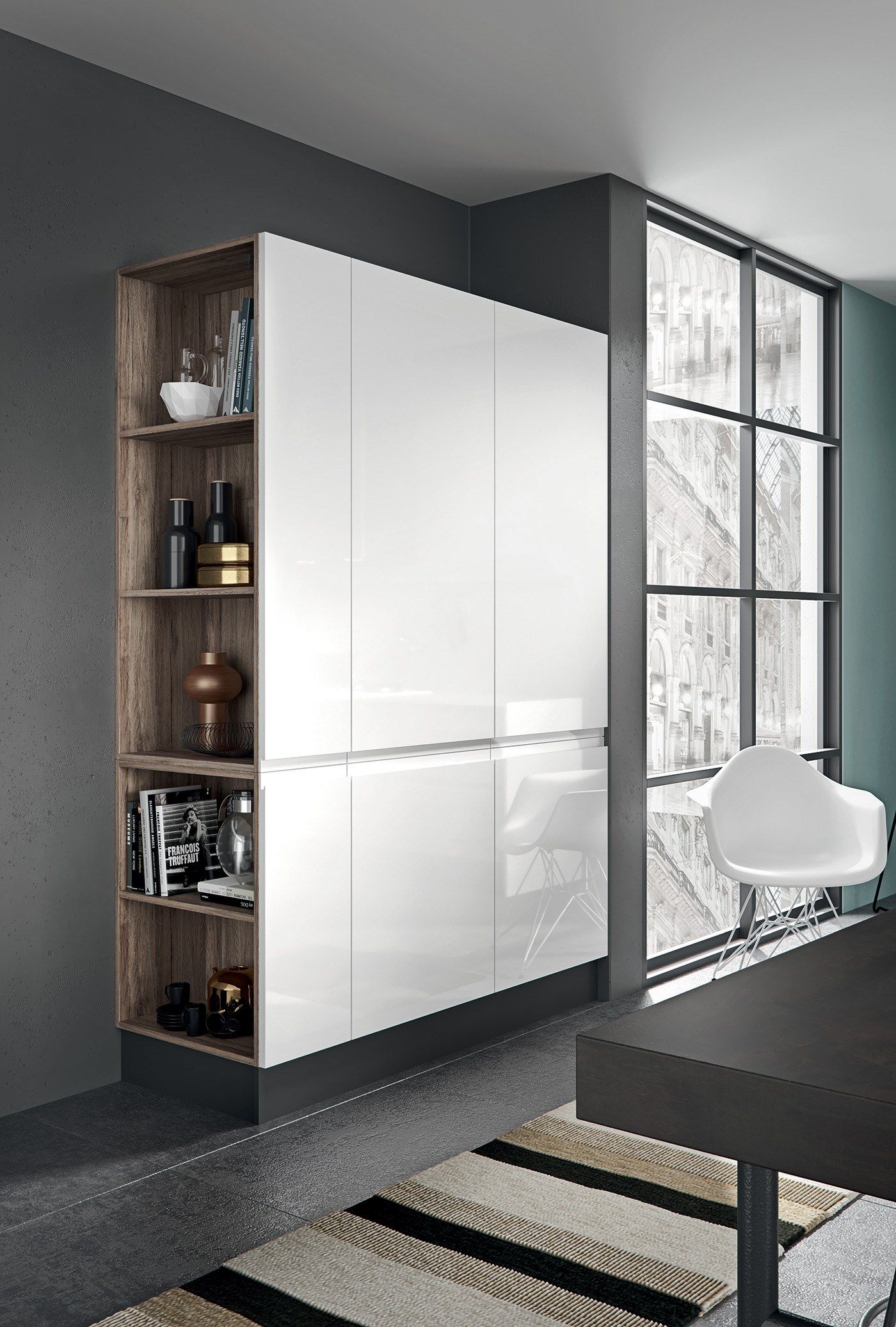 Custom Polymeric kitchen PURA By Colombini Casa