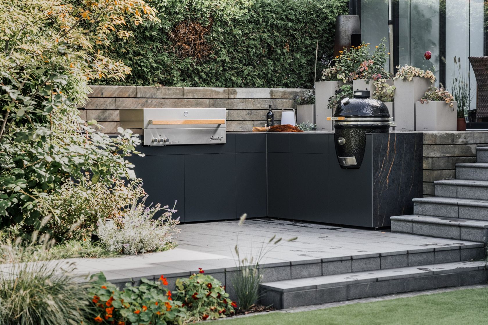 PURE Outdoor kitchen By Openair kitchen | design Guido Kurth
