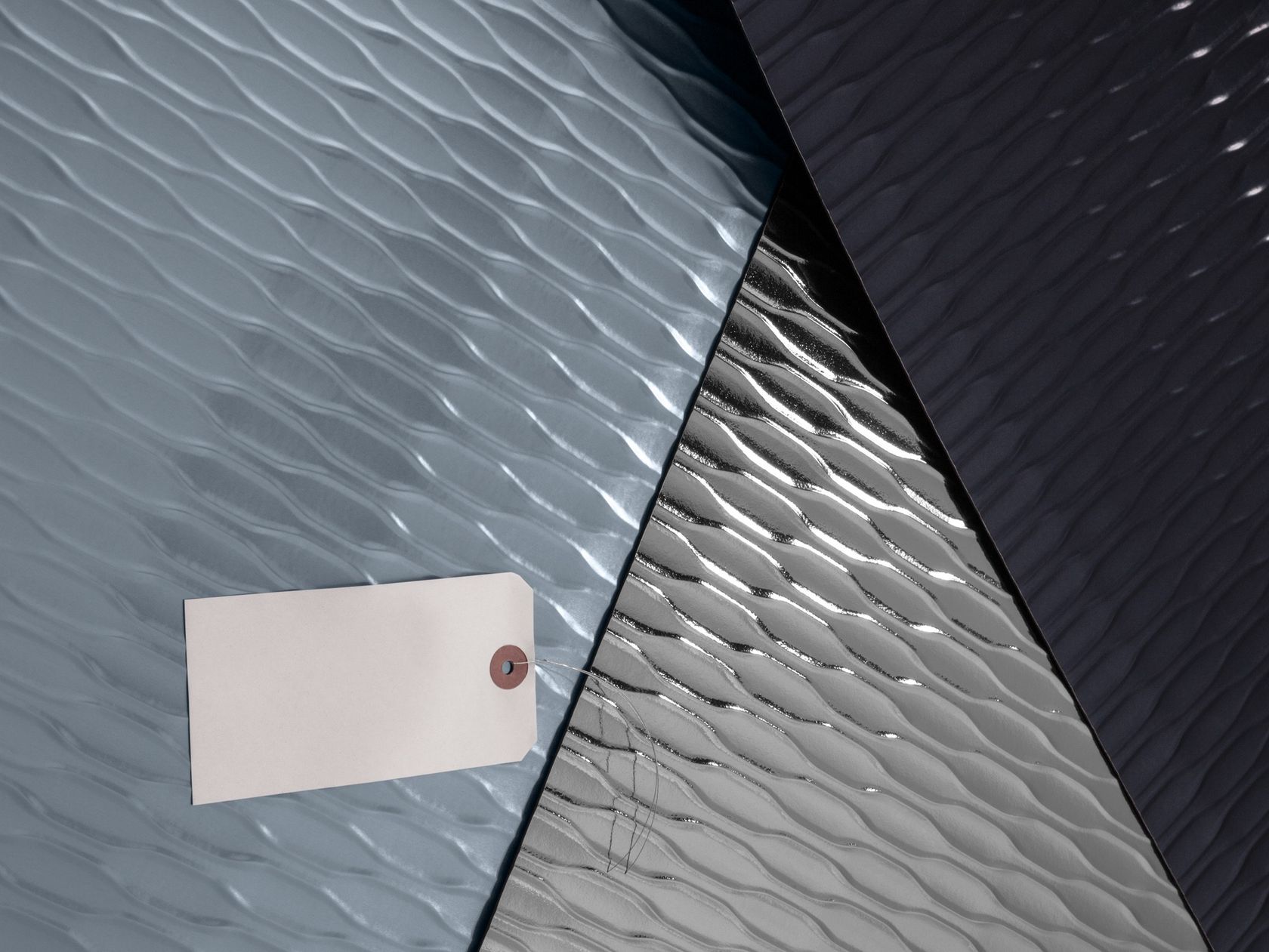 Decorative laminate with metal effect PURE PAPER METAL By Ober Surfaces ...