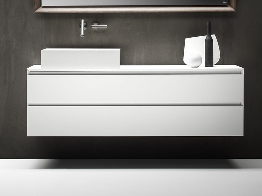 PURE | Wall-mounted vanity unit Pure Collection By FALPER design Metrica