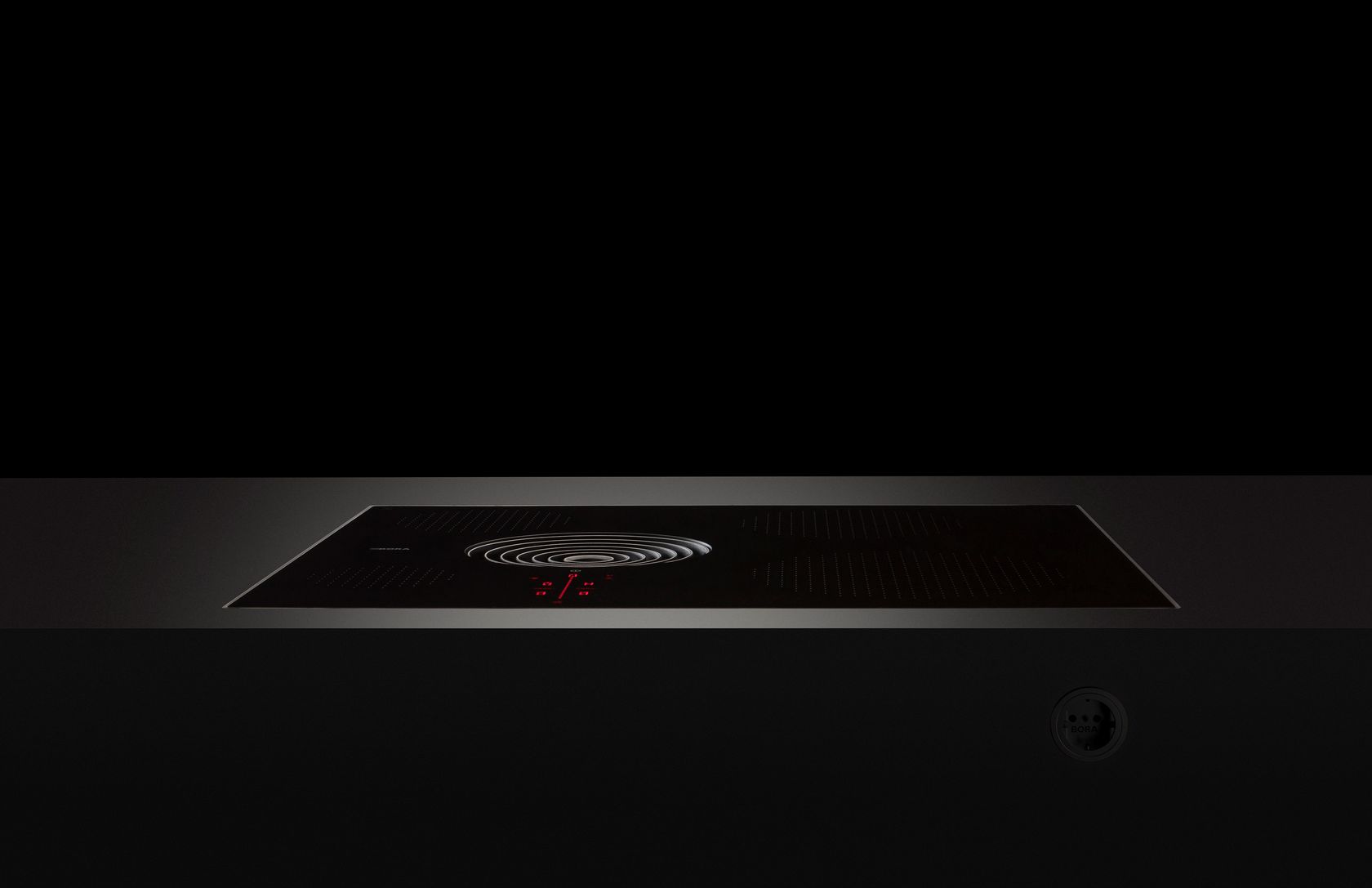 Placa de inducción integrable con campana integrada PURSA By BORA