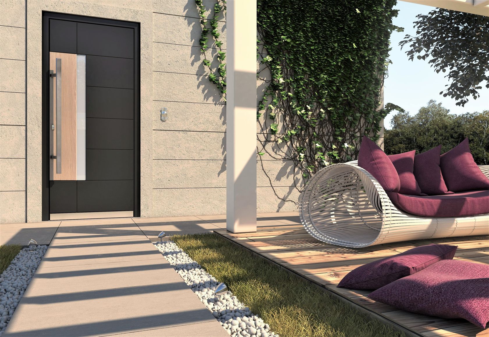 PVC entry door PVC entry door By NURITH