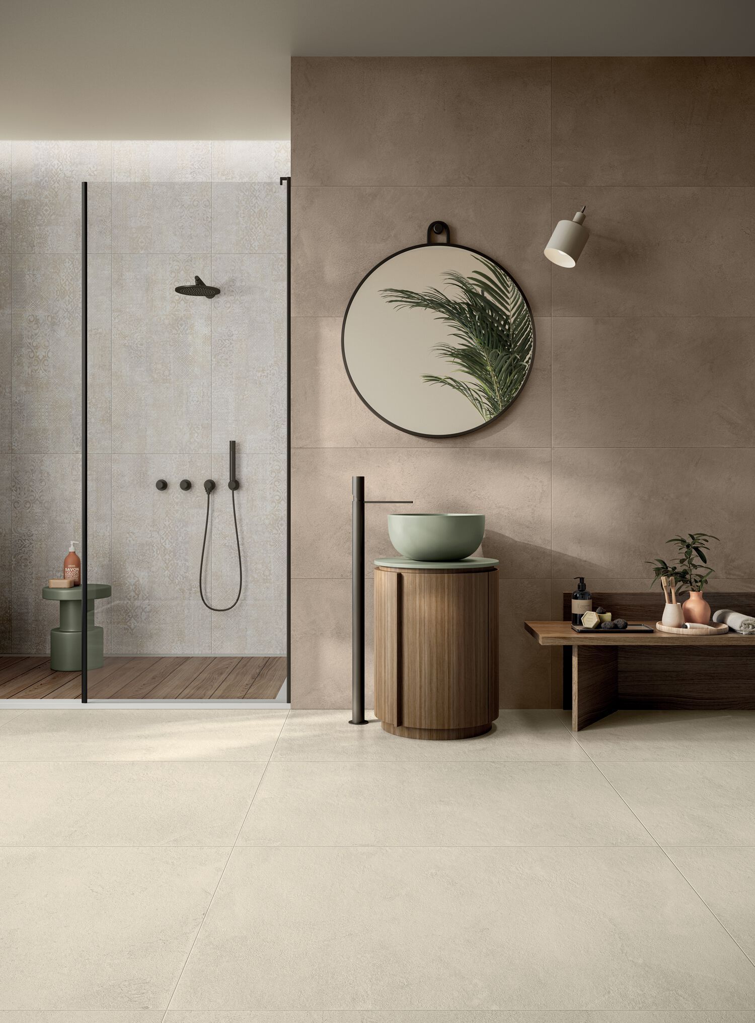 SABLE Porcelain stoneware wall/floor tiles with stone effect By Panaria ...