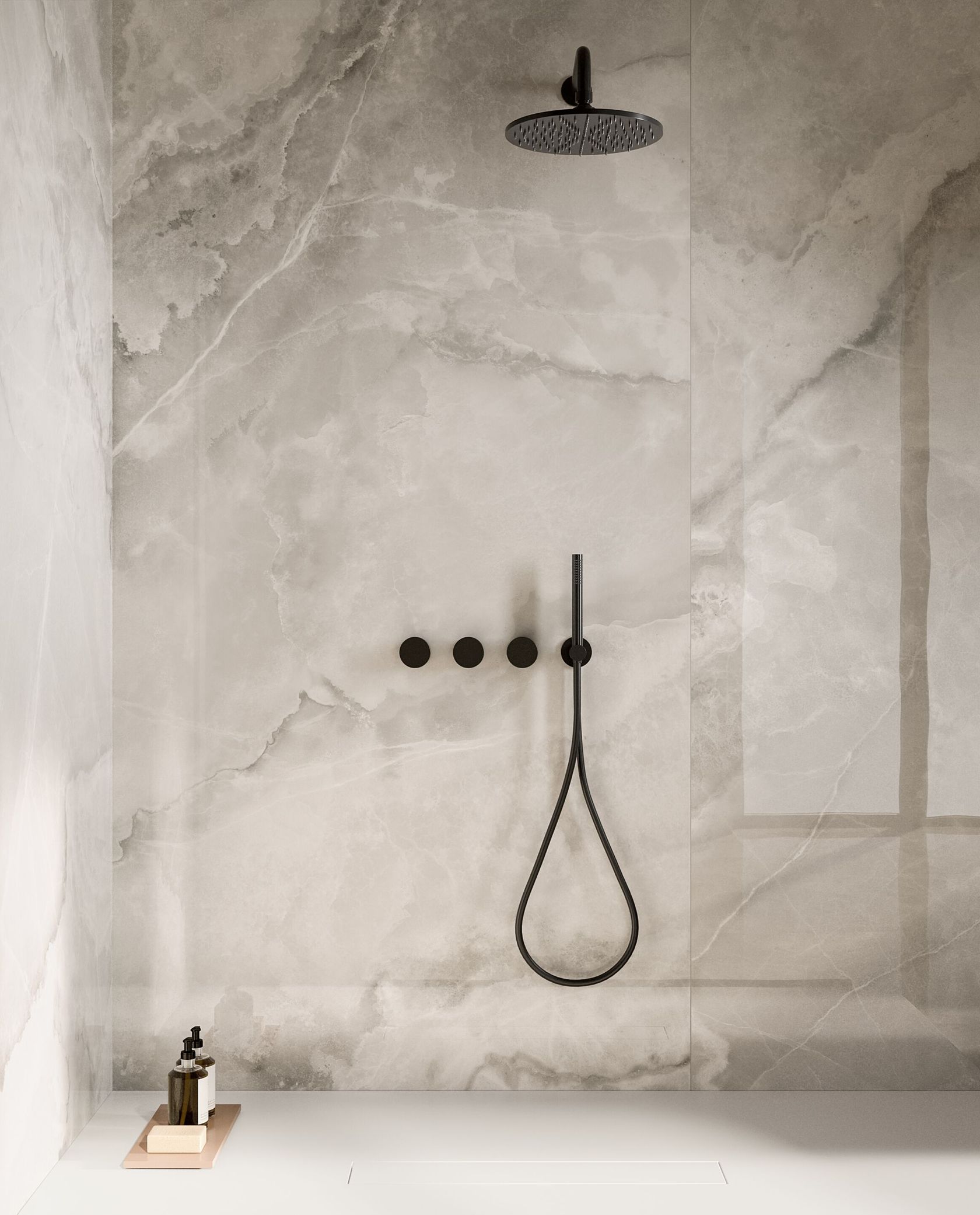 SUNSHINE Wall/floor tiles with marble effect By Pastorelli