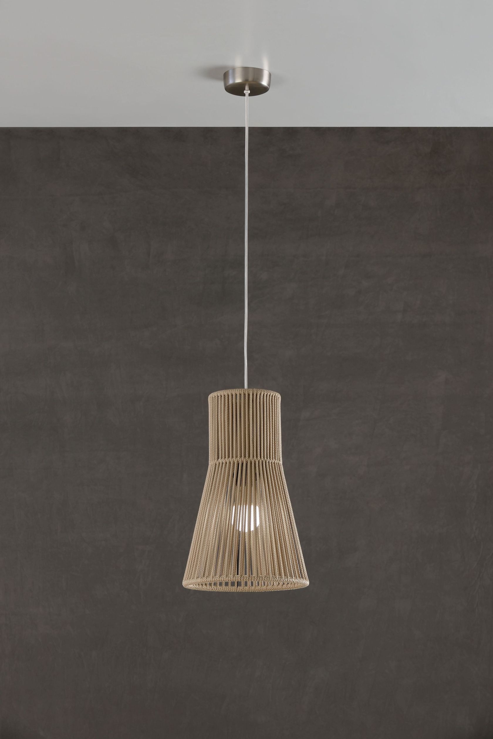 KORA LED handmade rope pendant lamp By Ole! Lighting | design Fernando ...