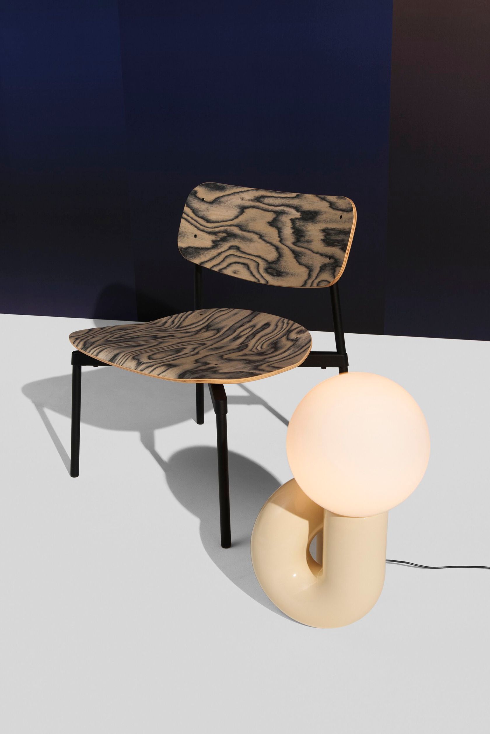 FROMME Stackable Alpi wooden easy chair By Petite Friture | design Tom ...