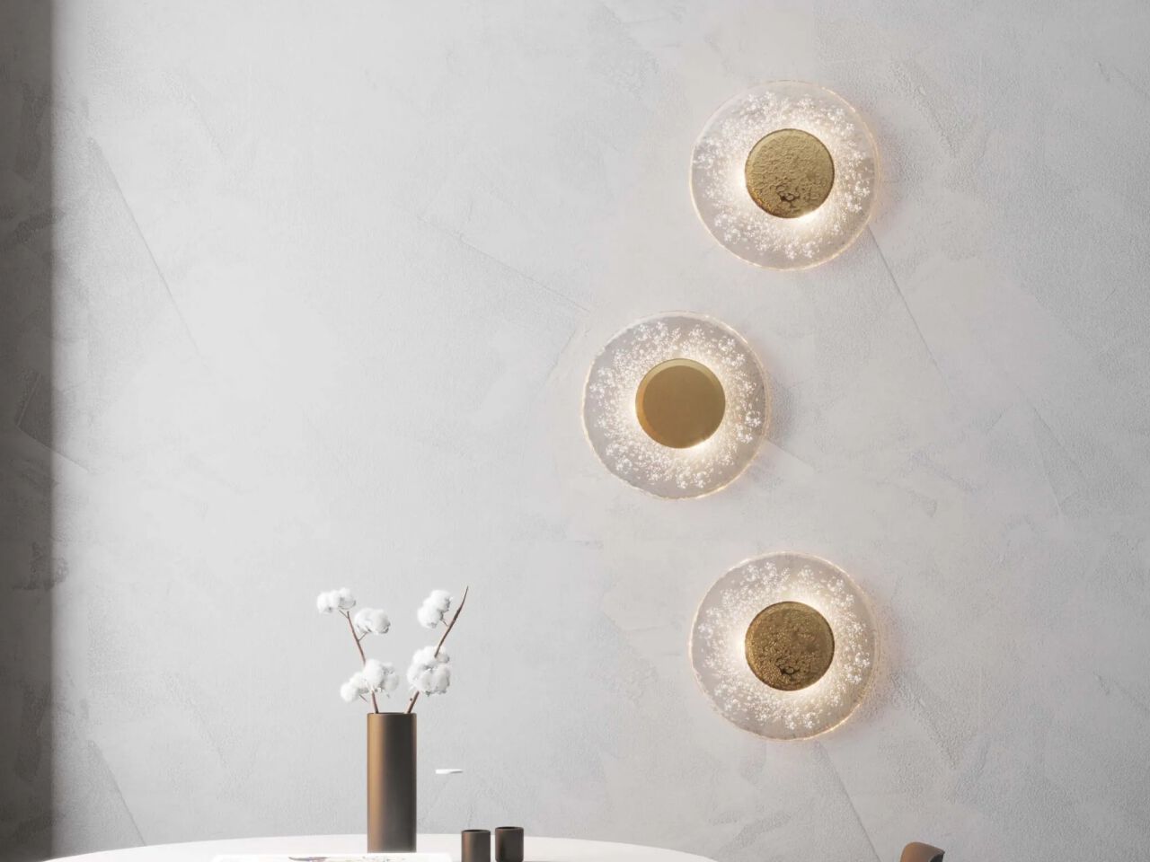 SPRINKLED GLASS Wall lamp By Pikart Lights