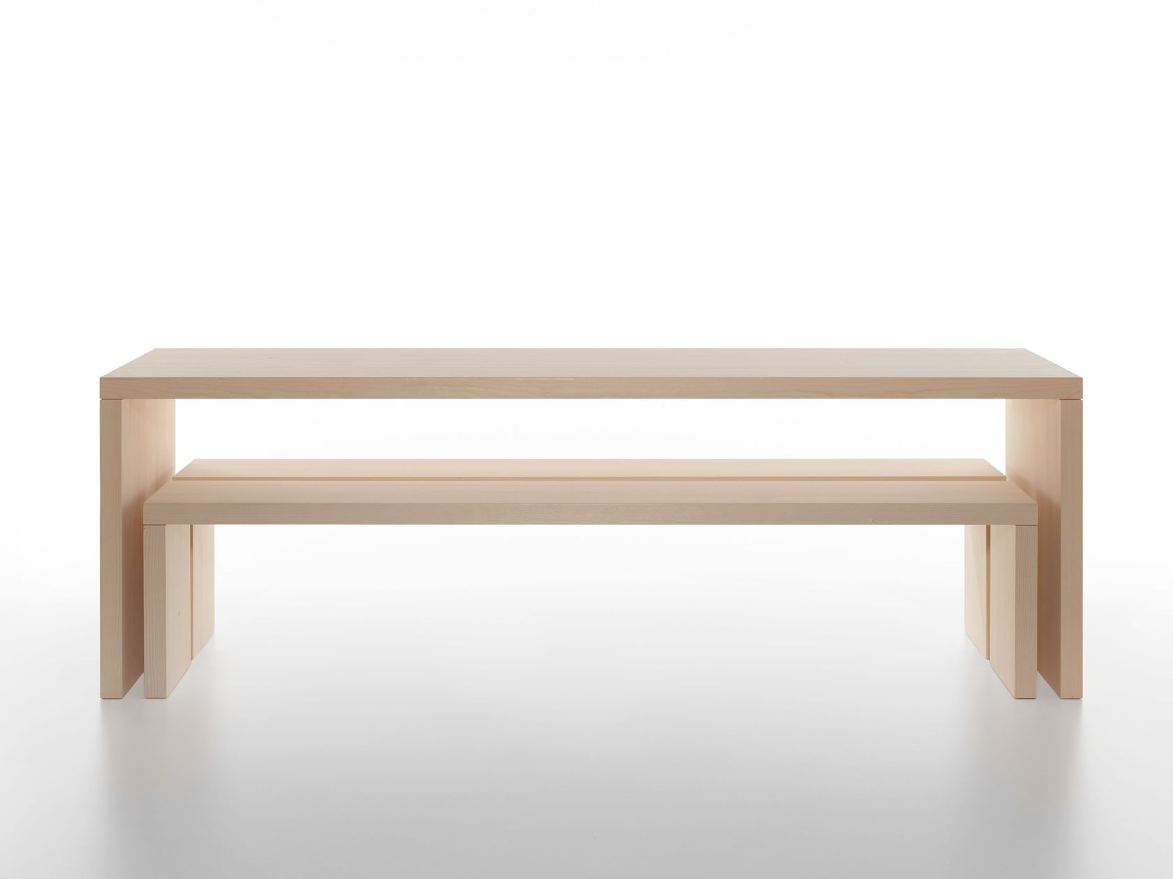 BENCH Table en bois By Plank | design Konstantin Grcic