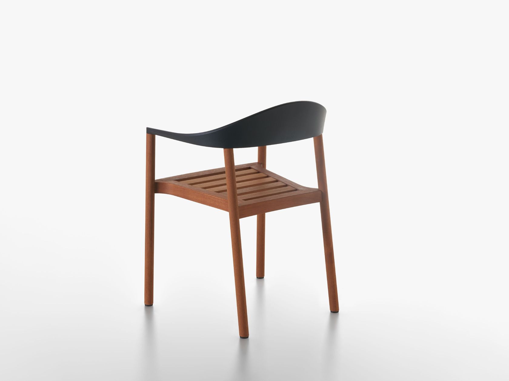 MONZA Stackable chair made of oiled wood By Plank | design Konstantin Grcic