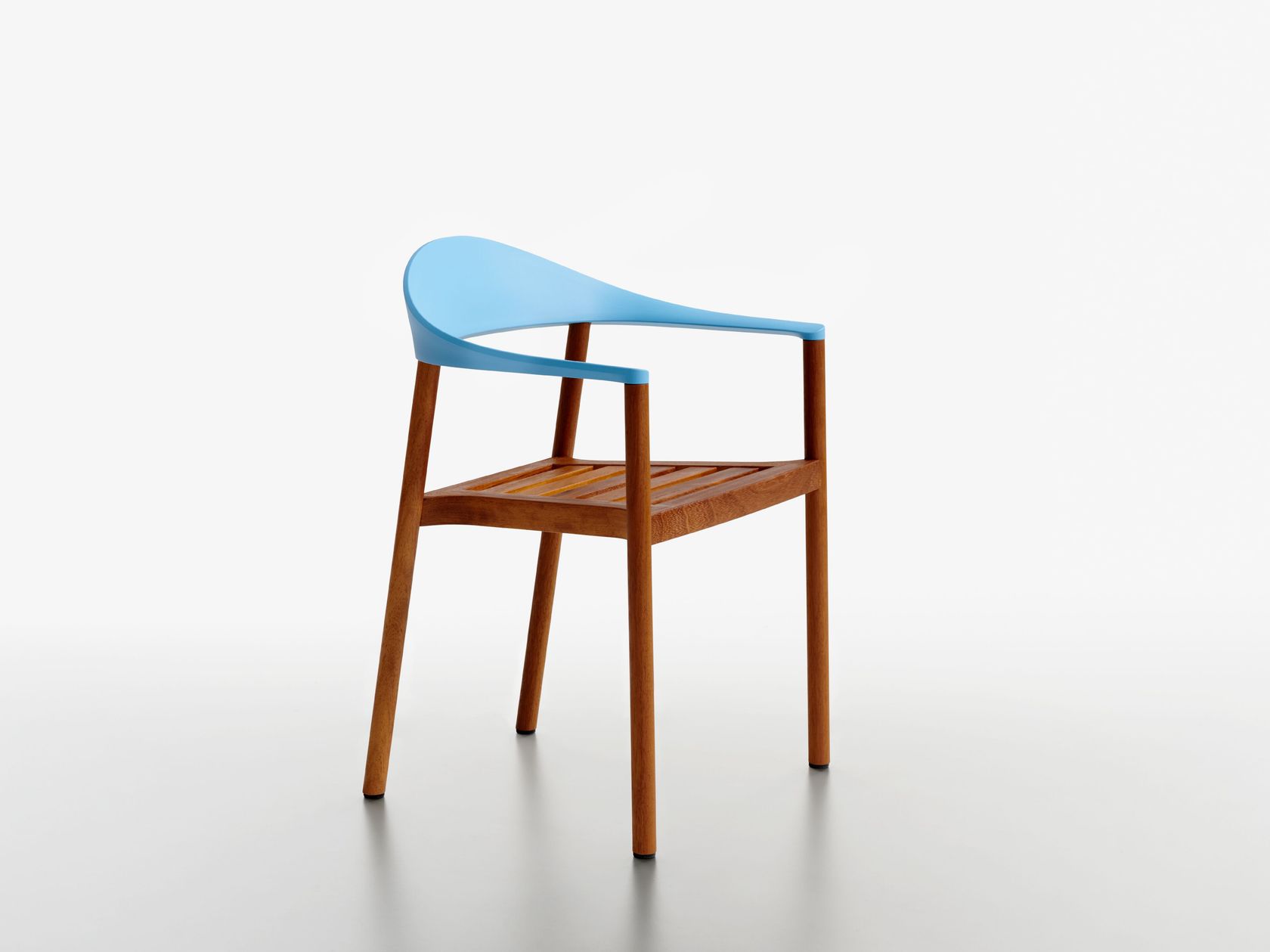 MONZA Stackable chair made of oiled wood By Plank | design Konstantin Grcic