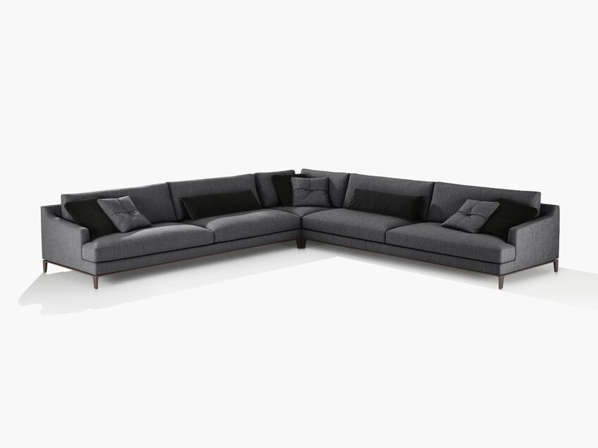 BELLPORT Fabric sofa By Poliform | design Jean-Marie Massaud