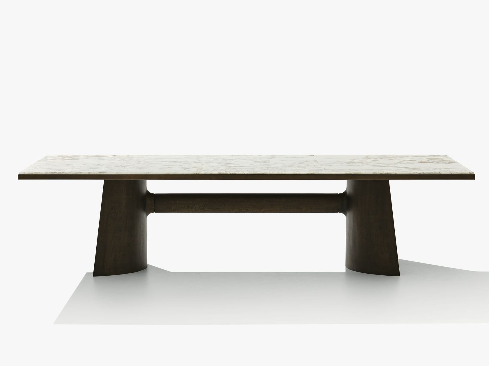 KENSINGTON Round glass table By Poliform | design Jean-Marie Massaud