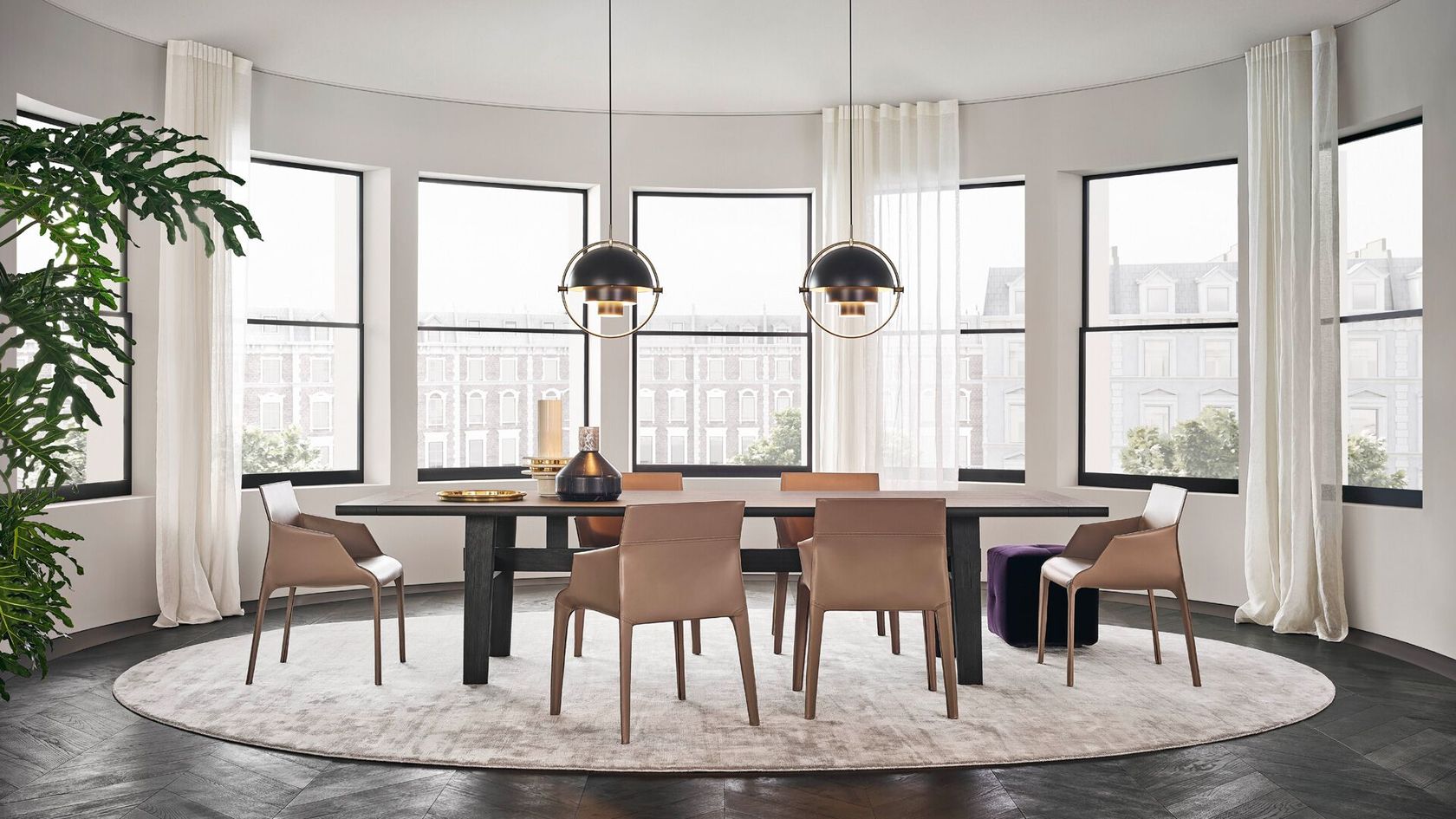 SEATTLE 椅子 By Poliform | design Jean-Marie Massaud