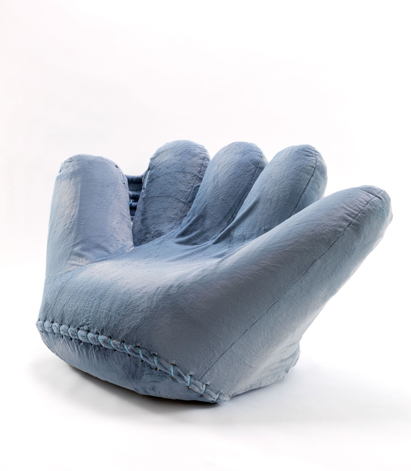 JOE PLUSH Faux fur armchair By Poltronova