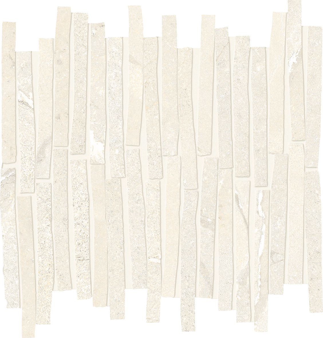 UNIQUE INFINITY WHITE Porcelain stoneware wall/floor tiles with stone ...