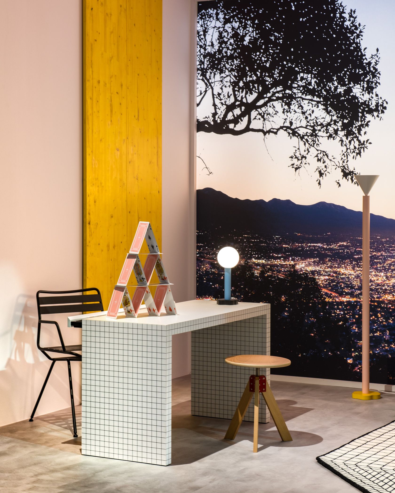 QUADERNA 2750 Secretary desk By Zanotta | design Superstudio