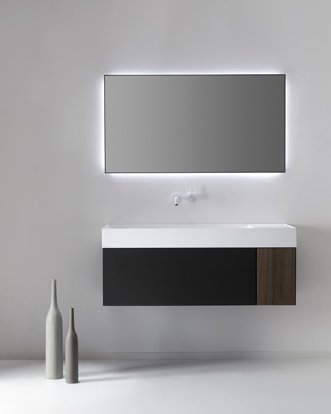 QUATTRO.ZERO | Vanity unit Quattro.Zero Collection By FALPER design Metrica