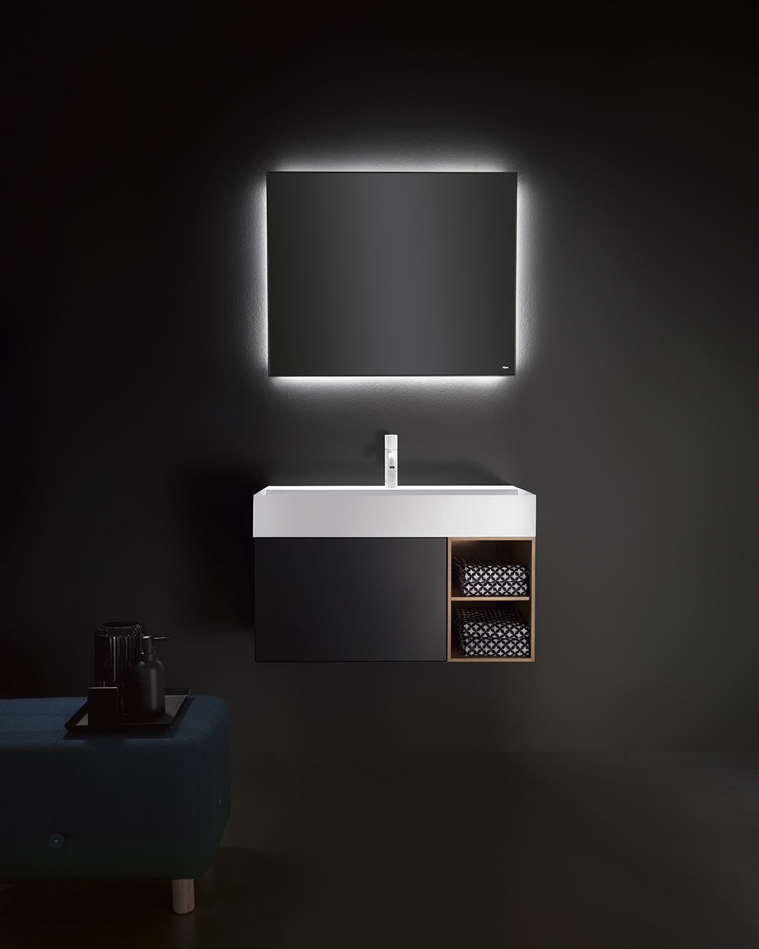 QUATTRO.ZERO | Vanity unit Quattro.Zero Collection By FALPER design Metrica