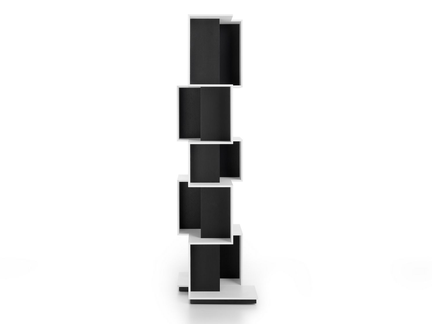 Libreria componibile laccata modulare in fibra di legno QUBIT By MDF ...