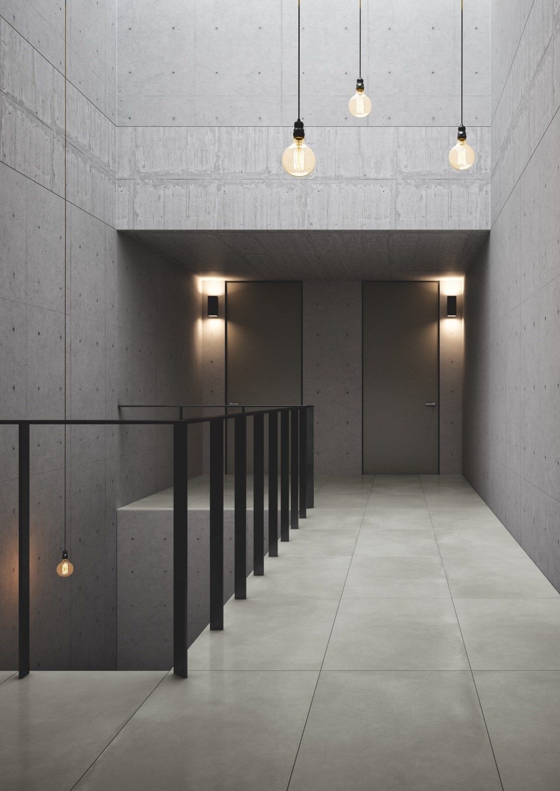 Porcelain stoneware wall/floor tiles with concrete effect R- EVOLUTION ...