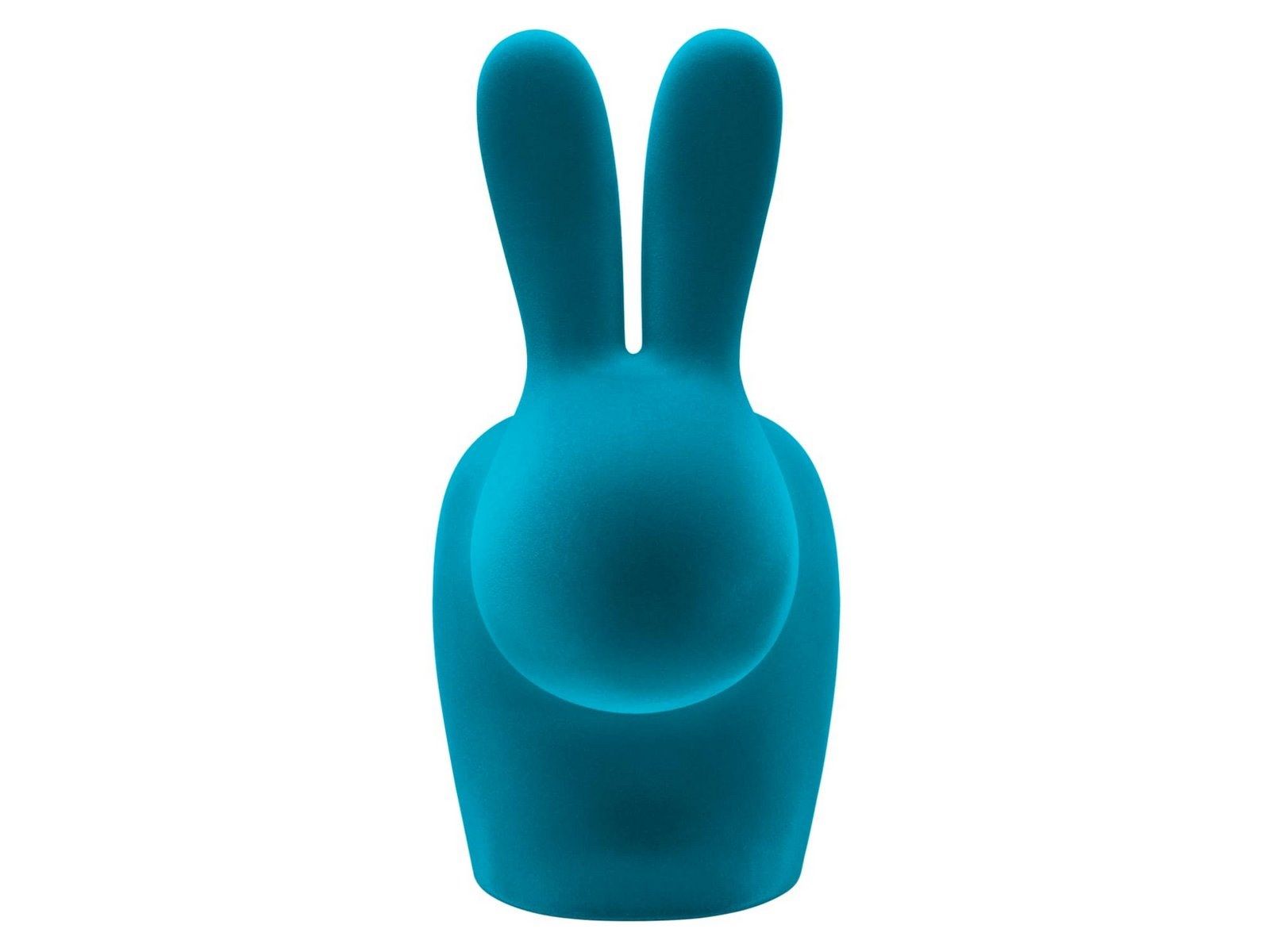 RABBIT CHAIR VELVET Chair By Qeeboo | design Stefano Giovannoni
