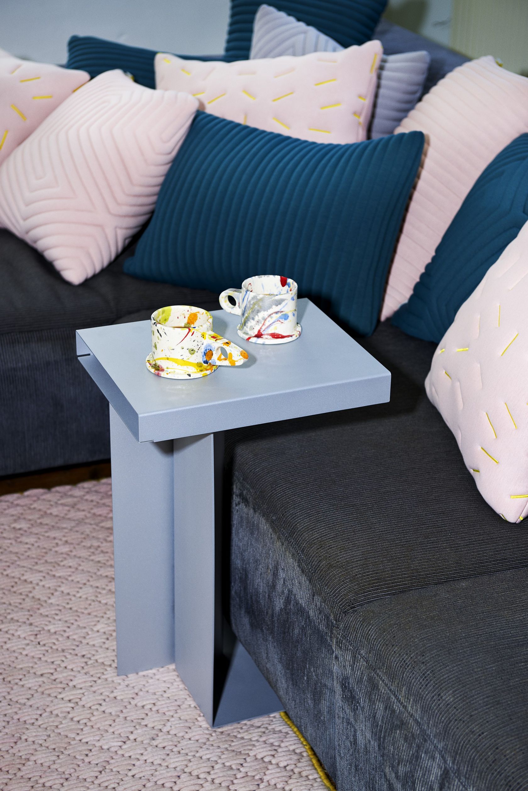 Metal side table RADAR By NOMESS COPENHAGEN