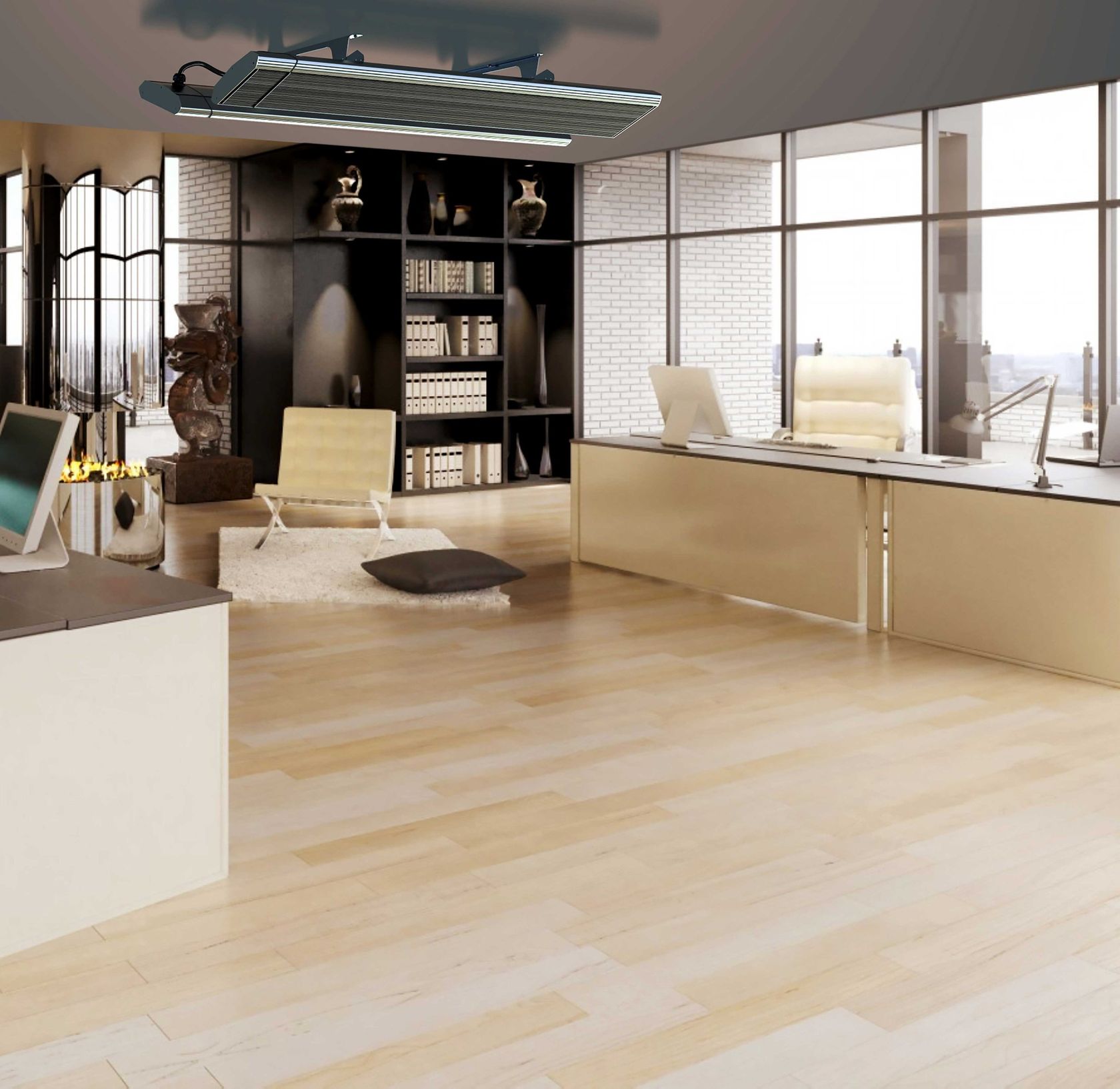 Heat diffuser for exterior / Heat diffuser for interiors RADIANT By ...